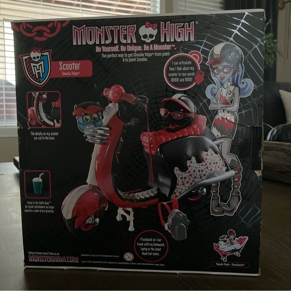 Mattel | Toys | Monster High Ghoulia Yelps Scooter | Poshmark